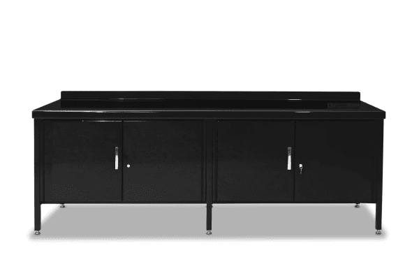 Classic 1800mm Workbench with Large Cabinets - Workbench Warehouse